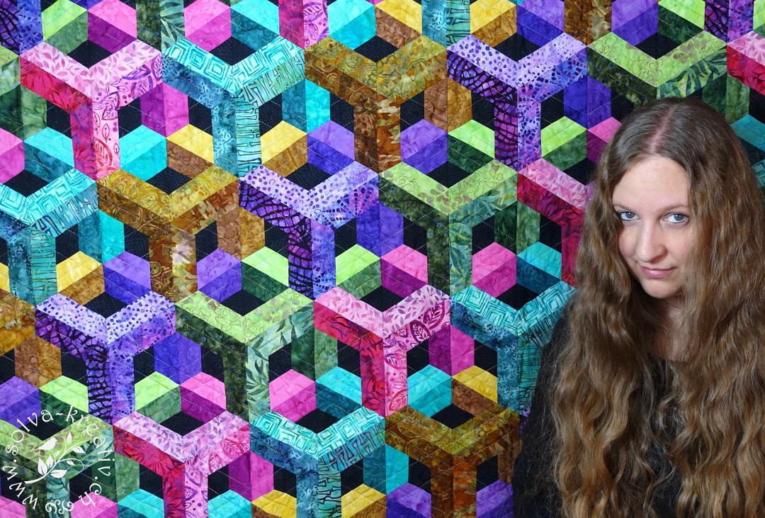 Escher II Quilt / Escher in Shadows – Solva Quilts